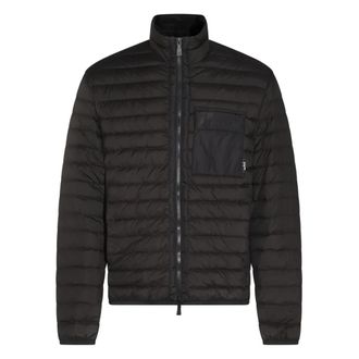 Add Schwarze Daunen Bikerjacke - - Jackets - Herren - Schwarzk - XL