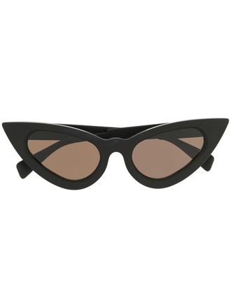 Kuboraum Cat-Eye-Sonnenbrille - Schwarz