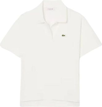 Lacoste Femme, Tops, Blanc, Taille: 40 FR Pf1123 70V Polo