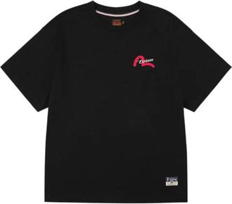 Evisu Homme, Tops, Noir, Taille: XL T-shirt Henoheno Moheji Godhead Evisu