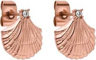 Purelei Small Shell Ohrringe mit Zirkonia Steinen