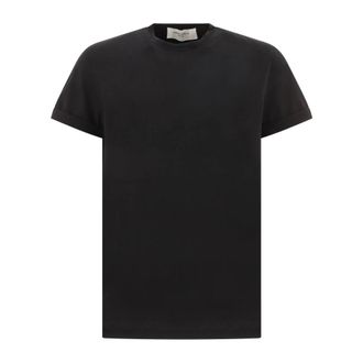 Golden Goose T-shirt &agrave; col rond d&eacute;lav&eacute; - Homme - Tops - Noir - Taille: XL