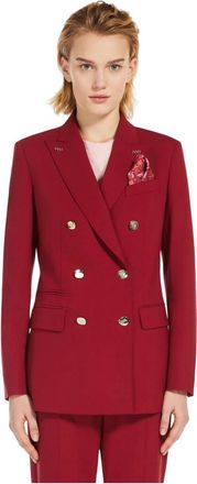 Max Mara Femme, Vestes, Rouge, Taille: 34 FR Max Mara Vestes