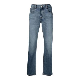 7 For All Mankind Straight-Leg Jeans in Mitternachtsblau - - Jeans - Herren - Blau - W33