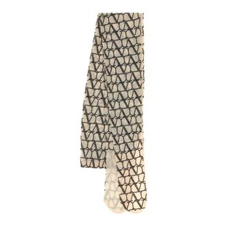 Valentino Garavani Bestickte Toile Iconographe T&uuml;ll Strass Strumpfhose - - Underwear - Damen - Mehrfarbig - XS