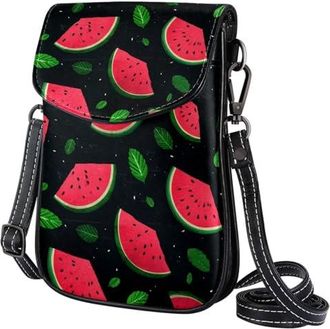 Generic Petit sac à bandoulière en cuir pour femme, sac à bandoulière décontracté avec sangle réglable, pour le shopping, la randonnée, un usage quotidien, Im