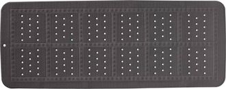 Sealskin Unilux Badewanneneinlage, Sicherheitseinlage für Badewanne und Dusche, Farbe: Anthrazit, Größe: 90x35 cm