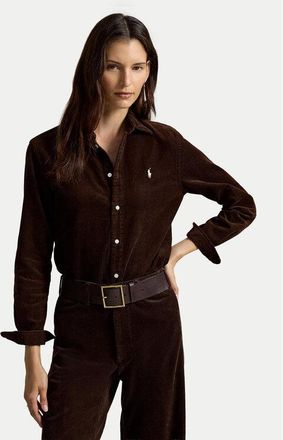 Polo Ralph Lauren Hemd 211A93203009 Dunkelbraun Regular Fit