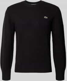 Lacoste Regular Fit Pullover aus reiner Wolle