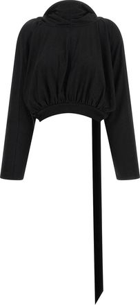 Rick Owens Pull Col Rond - Noir