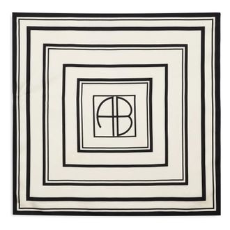 Anine Bing Foulard York Monogram Soie Anine Bing
