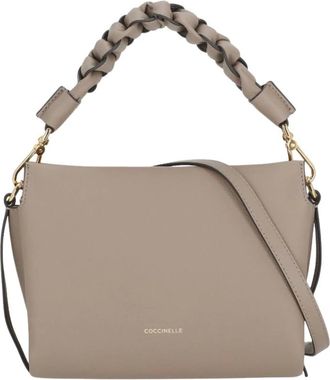 Coccinelle Boheme Grana Double Small - Femme - Sacs - Beige - Taille: ONE Size