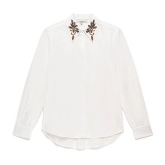 Maliparmi Precious Stitch Shirt - - Blouses & Shirts - Damen - Wei&szlig; - S