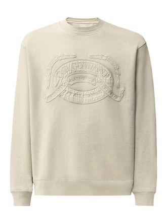 C.P. Company C. P. Company Pull Col Rond - Vert Clair