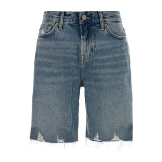 7 For All Mankind Femme, Shorts, Bleu, Taille: W27 Lola Shorts