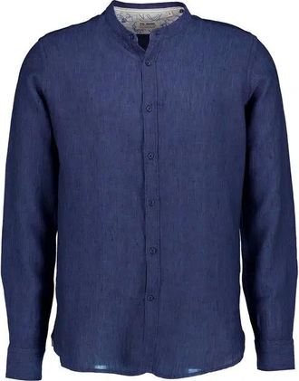 Fil Noir Herren Hemd blau gestreift