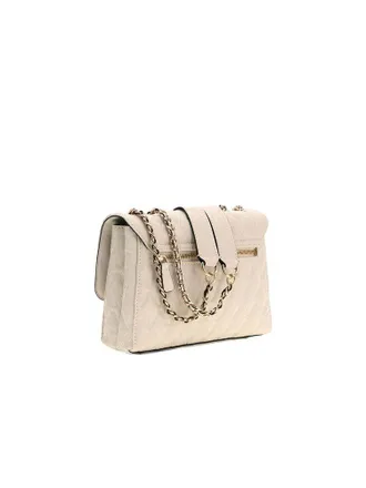 Guess Womens Crossbody Bag Bone Polyurethane - Crossbody-Bags