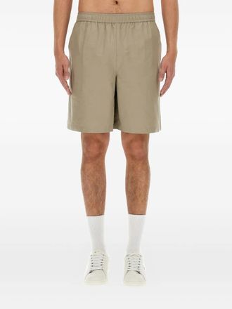 Fred Perry short en coton à taille élastique - Tons neutres