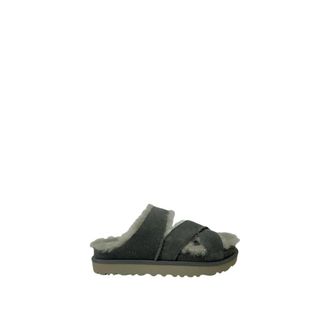 UGG Greenport Cross Strap Slide - - Shoes - Damen - Grau - 38 EU
