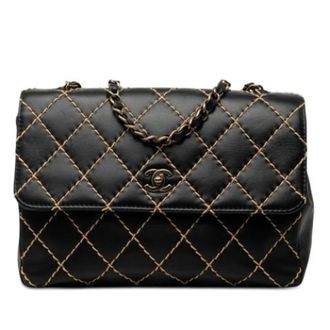 Chanel Pre-owned Wild Stitch Umh&auml;ngetasche - - Pre-owned - Damen - Schwarzk - ONE SIZE