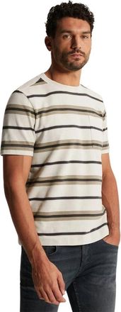 Cast Iron Kurz&auml;rmeliges T-Shirt mit Rundhalsausschnitt und regul&auml;rer Passform - - Tops - Herren - Mehrfarbig - 2XL
