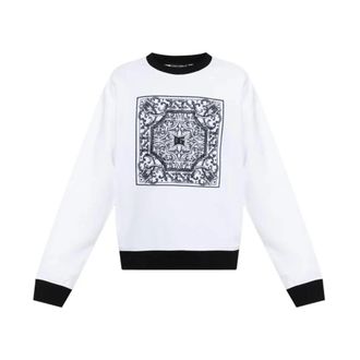 Dolce & Gabbana Herren, Sweatshirts & Hoodies, Wei&szlig;, LGr&ouml;&szlig;e