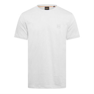 HUGO BOSS T-Shirt f&uuml;r Herren, Premium-Baumwolle (Silber)