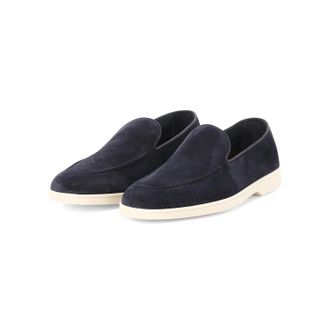 Doucal's Low-Top Sneaker - Mokassins aus Veloursleder - Gr. 42,5 (EU) - in Blau - f&uuml;r Damen