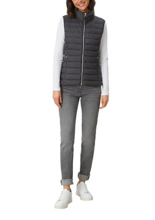 s.Oliver Leichte Weste mit Steppung und Stehkragen