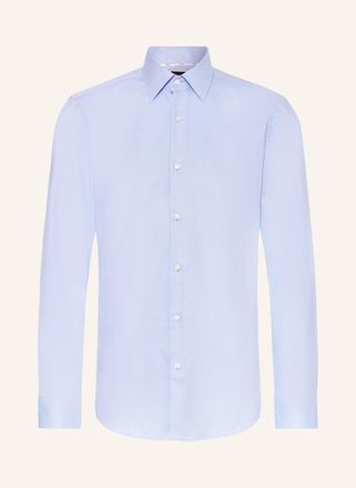 HUGO BOSS Hemd Hank Slim Fit blau