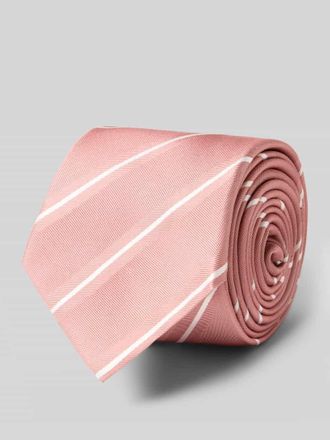 Gierremilano Seidenkrawatte aus reiner Seide mit Logo-Patch (7,5cm)