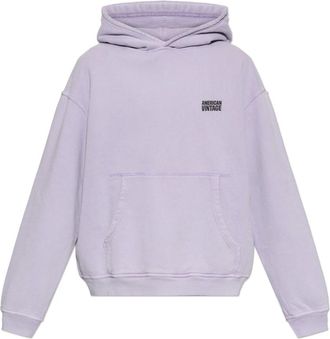 American Vintage Homme, Sweatshirts et sweats &agrave; capuche, Violet, Taille: XL Plizzy Sweat &agrave; capuche