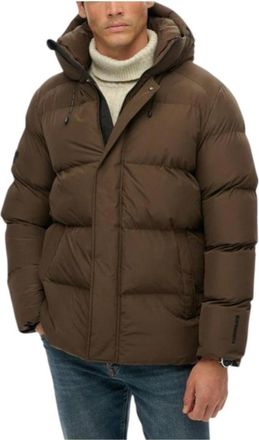 Superdry Homme, Vestes, Brun, Taille: S Down Vestes
