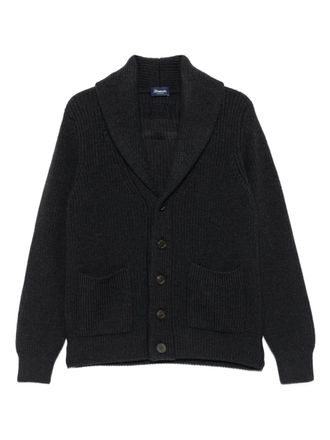 Drumohr cardigan à col châle - Gris