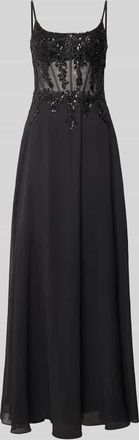 Mascara Abendkleid mit Pailettenbesatz