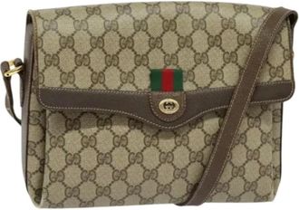 Gucci Pre-owned Cuir sacs-gucci - Femme - Pre-owned - Beige - Taille: ONE Size