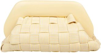 Themoir&egrave; Femme, Sacs, Jaune, Taille: ONE Size Bios Woven Handbag