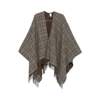 Brunello Cucinelli Cape - - Jackets - Damen - Braun - ONE SIZE