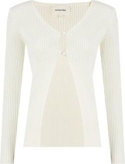 Saison 1865 Cardigan côtelé