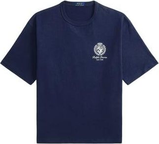 Polo Ralph Lauren T-shirt imprim&eacute; &agrave; col rond en coton