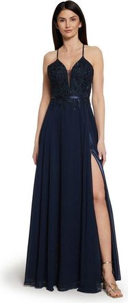 Vera Mont Abendkleid Damen Abendkleid mit Stickerei Stickerei