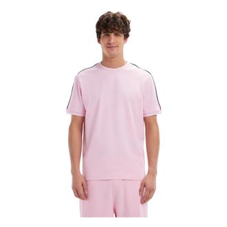 Eden Park Rosa Baumwoll-T-Shirt mit lockerer Passform - - Tops - Herren - Rosa - L