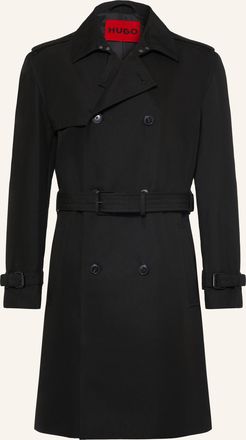 HUGO BOSS Hugo Trenchcoat Maluks schwarz