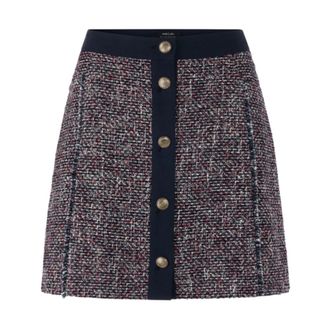 Marc Cain Tweed Minirock - - Skirts - Damen - Grau - M