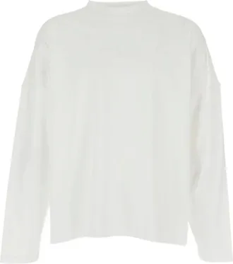 Jacquemus Homme, Sweatshirts et sweats &agrave; capuche, Blanc, Taille: S Atelier Long Sleeve T-shirt