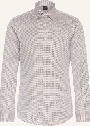 HUGO BOSS Hemd Hank Slim Fit beige