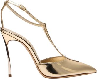 Casadei Femme, Chaussures, Jaune, Taille: 35 EU Slingback Blade Victory Interstellar pump