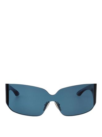 Balenciaga Lunettes De Soleil - Bleu