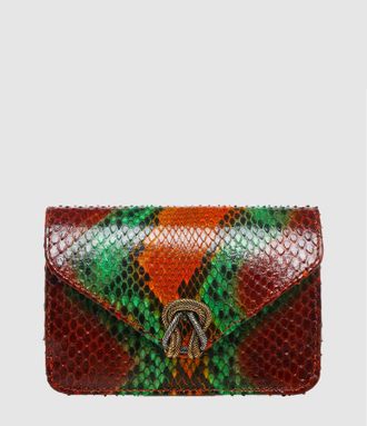 CLARIS VIROT Porte-cartes Alex Python Oasis