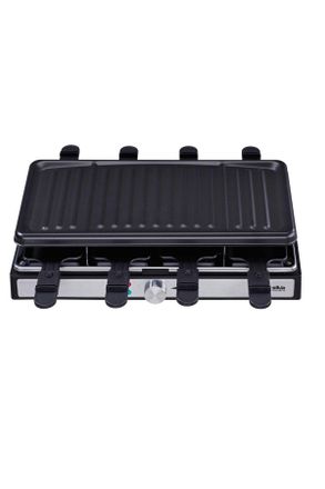 Silva Homeline Raclette-Grill, Schwarz, Kunststoff, 44x12.5x24 cm, K&uuml;chenger&auml;te, Tischgrills & Fondues, Raclette-Grills